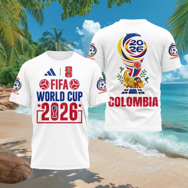 FIFA World Cup 2026 Colombia National Soccer Team Fans Sportswear ...
