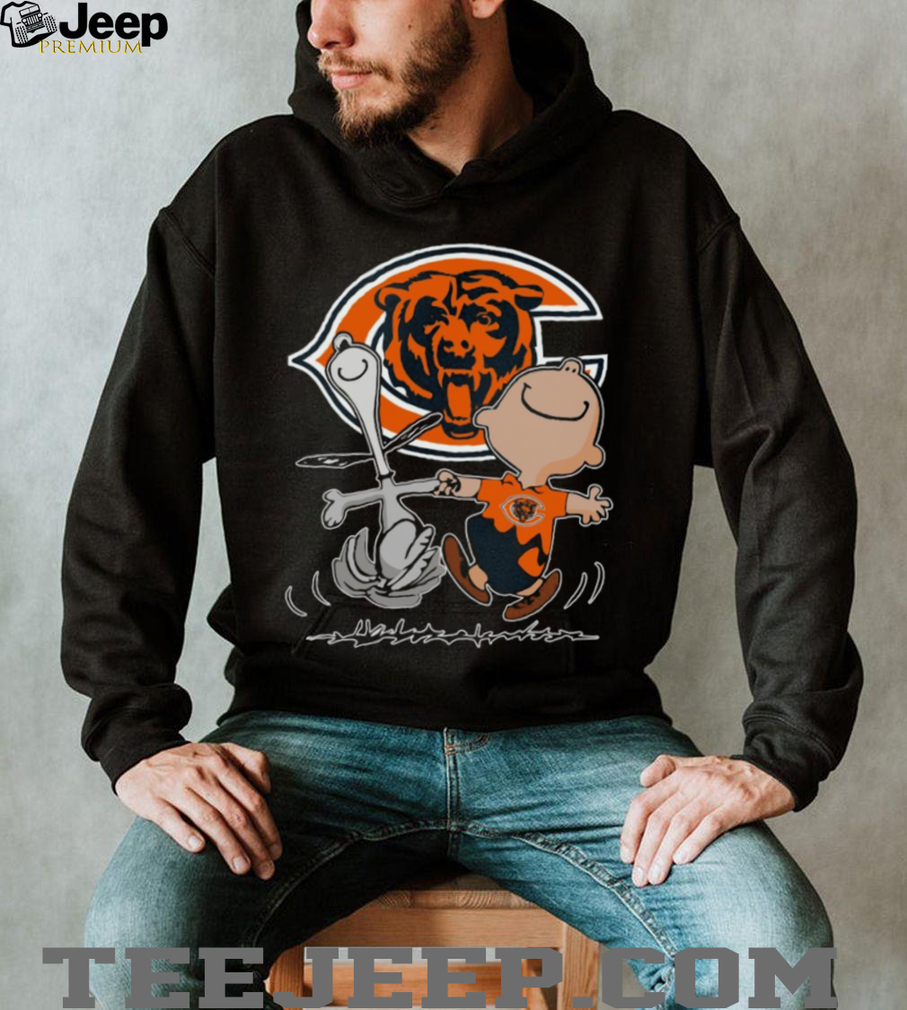 Official NFL Charlie Brown and Snoopy Chicago Bears Shirt - TeeJeep LLC
