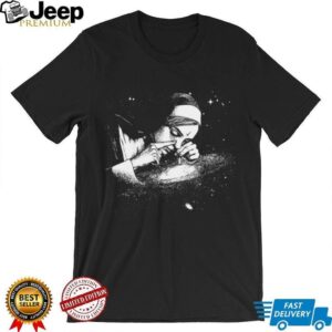 Dark Aesthetic Sinful Nun Galaxy Dust Print Oversized T Shirt - TeeJeep LLC