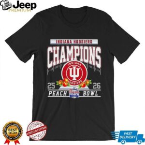 Indiana Hoosiers football 2025 26 Peach Bowl Champions Shirt - TeeJeep LLC