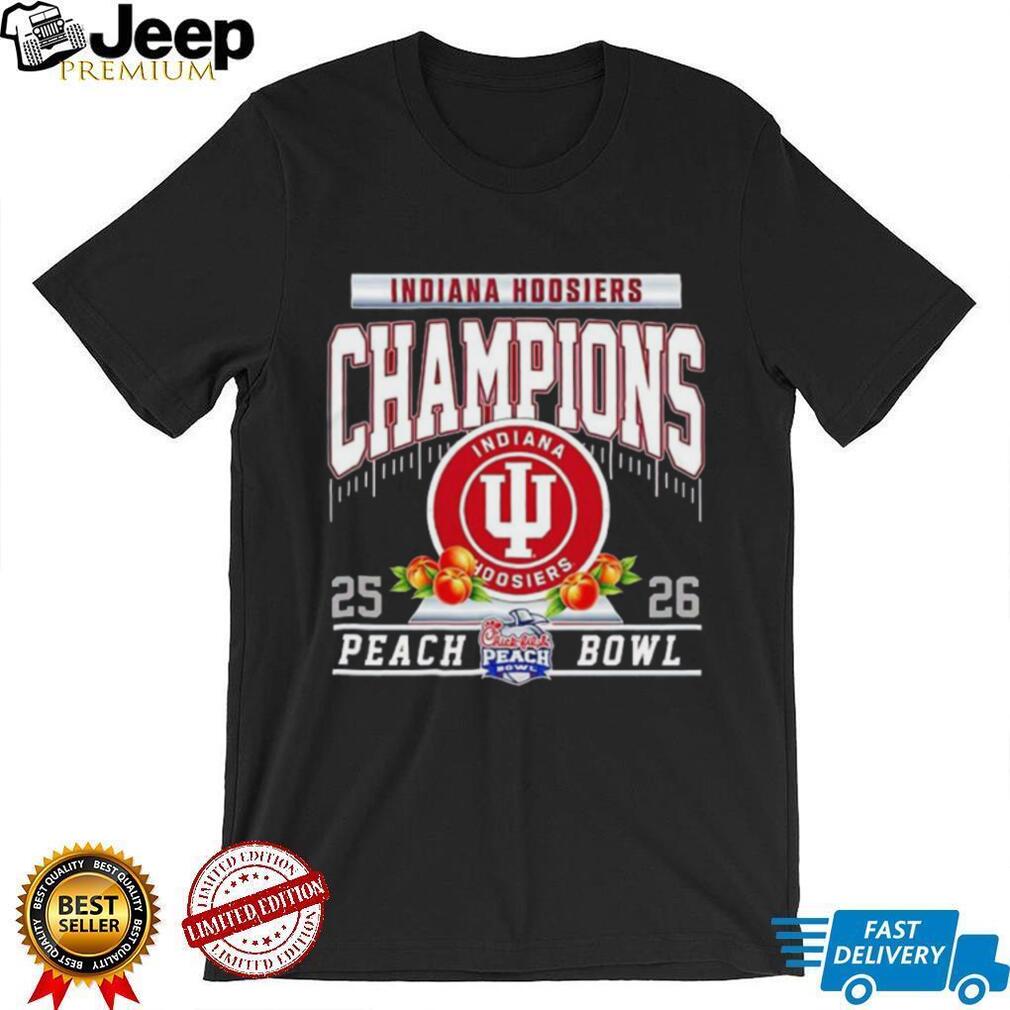 Indiana Hoosiers football 2025 26 Peach Bowl Champions Shirt - TeeJeep LLC