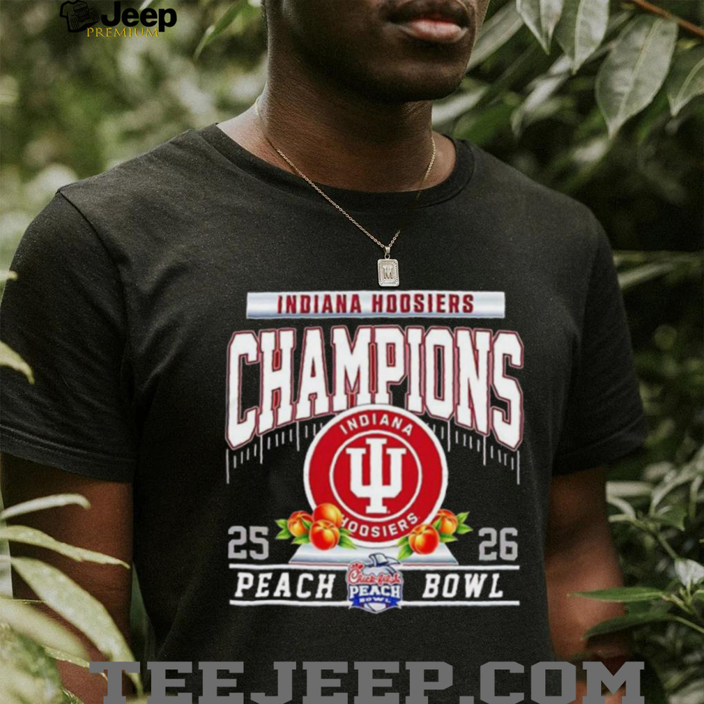 Indiana Hoosiers football 2025 26 Peach Bowl Champions Shirt - TeeJeep LLC