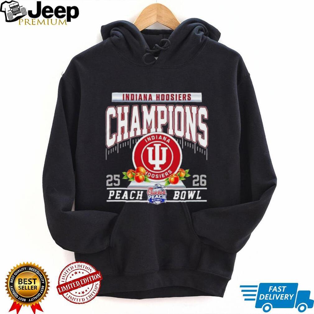 Indiana Hoosiers football 2025 26 Peach Bowl Champions Shirt - TeeJeep LLC