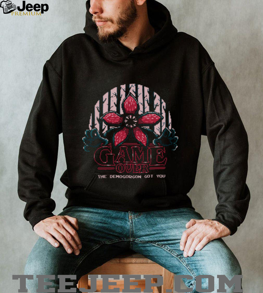 Stranger Things Demogorgon 8 Bit Pixel Art Game Over T Shirt - TeeJeep LLC