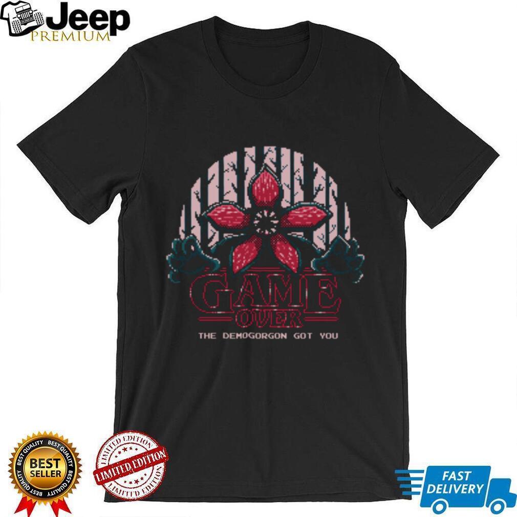 Stranger Things Demogorgon 8 Bit Pixel Art Game Over T Shirt - TeeJeep LLC
