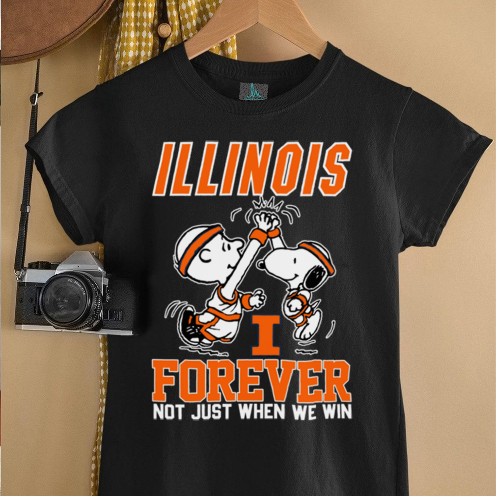 Snoopy High Five Charlie Brown Illinois Fighting Illini Basketball ...