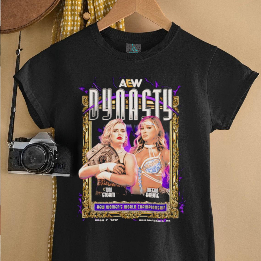 AEW Dynasty 2025 Matchup Toni Storm vs Megan Bayne shirt