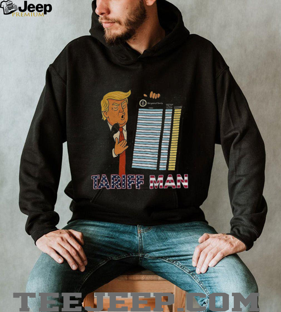 Donald Trump tariff Man tour shirt, hoodie, sweater, long sleeve and ...