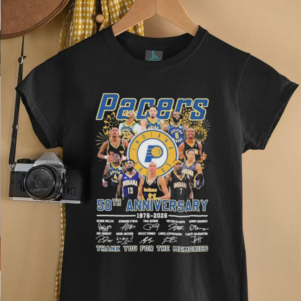 Official Indiana Pacers 50th Anniversary Thank You For The Memories ...