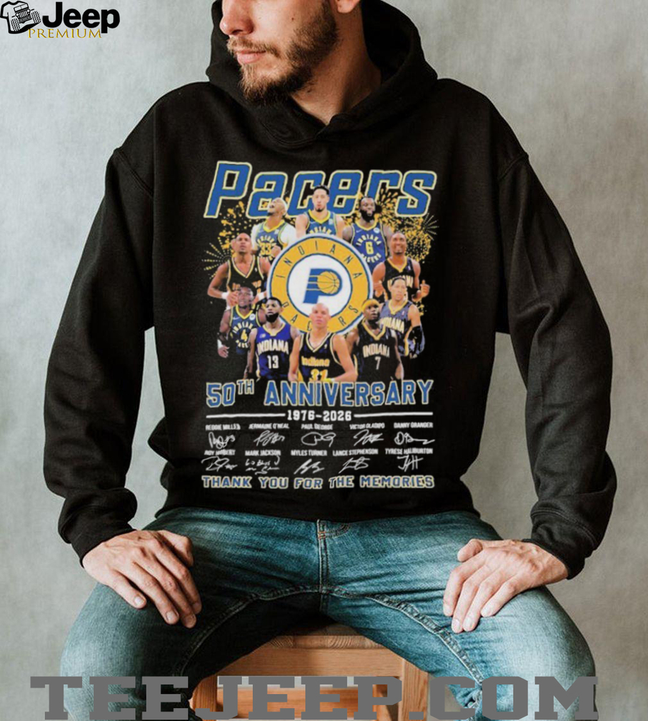 Official Indiana Pacers 50th Anniversary Thank You For The Memories ...