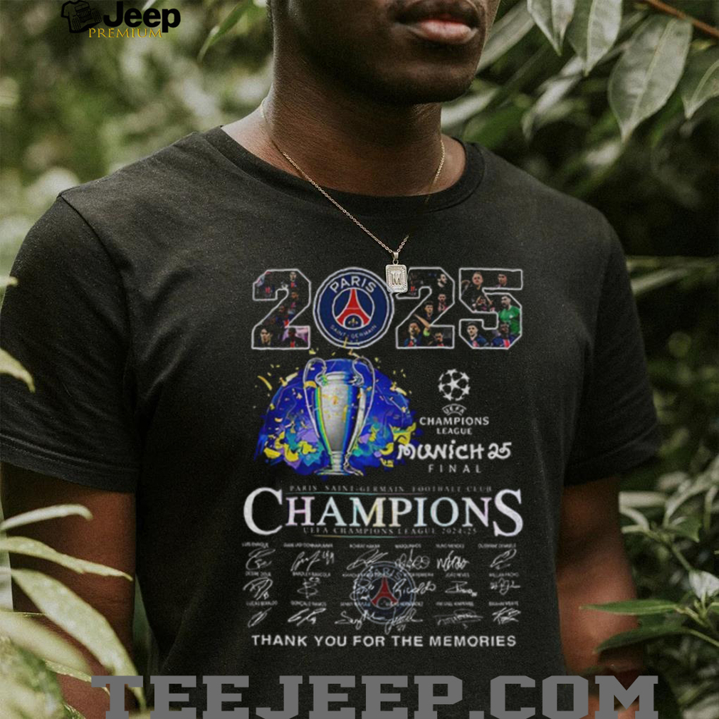 PSG FC 2025 Paris Saint Germain Champions UEFA League Signature Thank ...