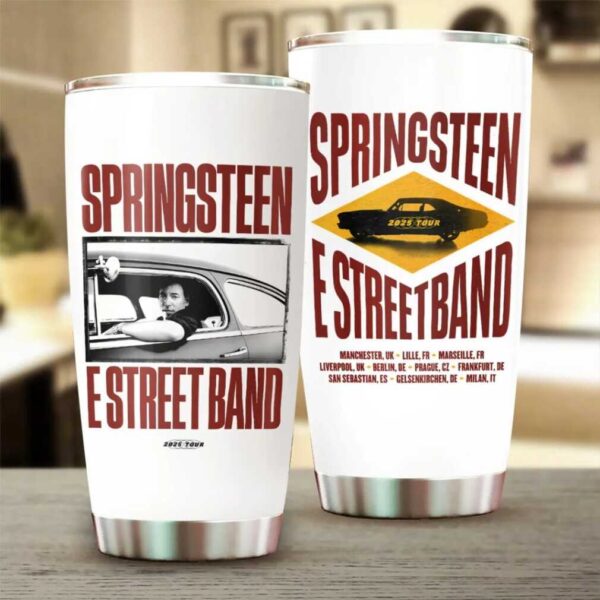 Bruce Springsteen & E Street Band 2025 Tour Commemorative Tumbler ...